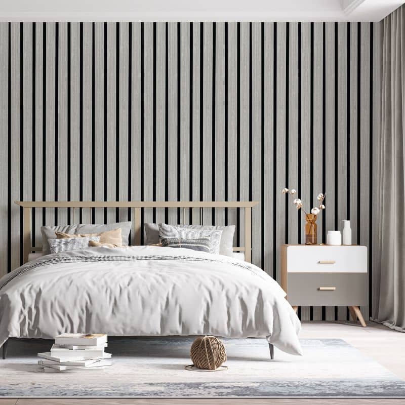 Grey Oak Wide Slat Wall Panels | STRIVO PLUS | The Panel Company ...